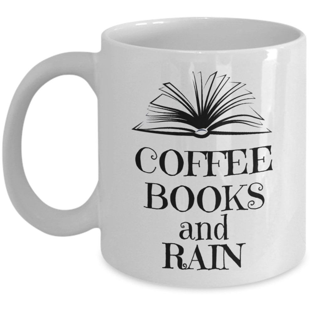 Coffee Books and Rain Book Lover Coffee Mug Rain Lover - Etsy