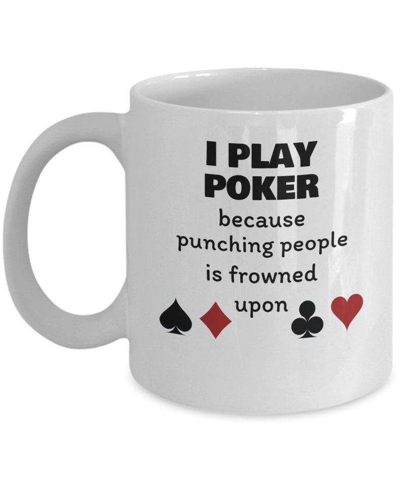 I Play Poker Because Sarcastic Poker Gifts Funny Poker | Etsy