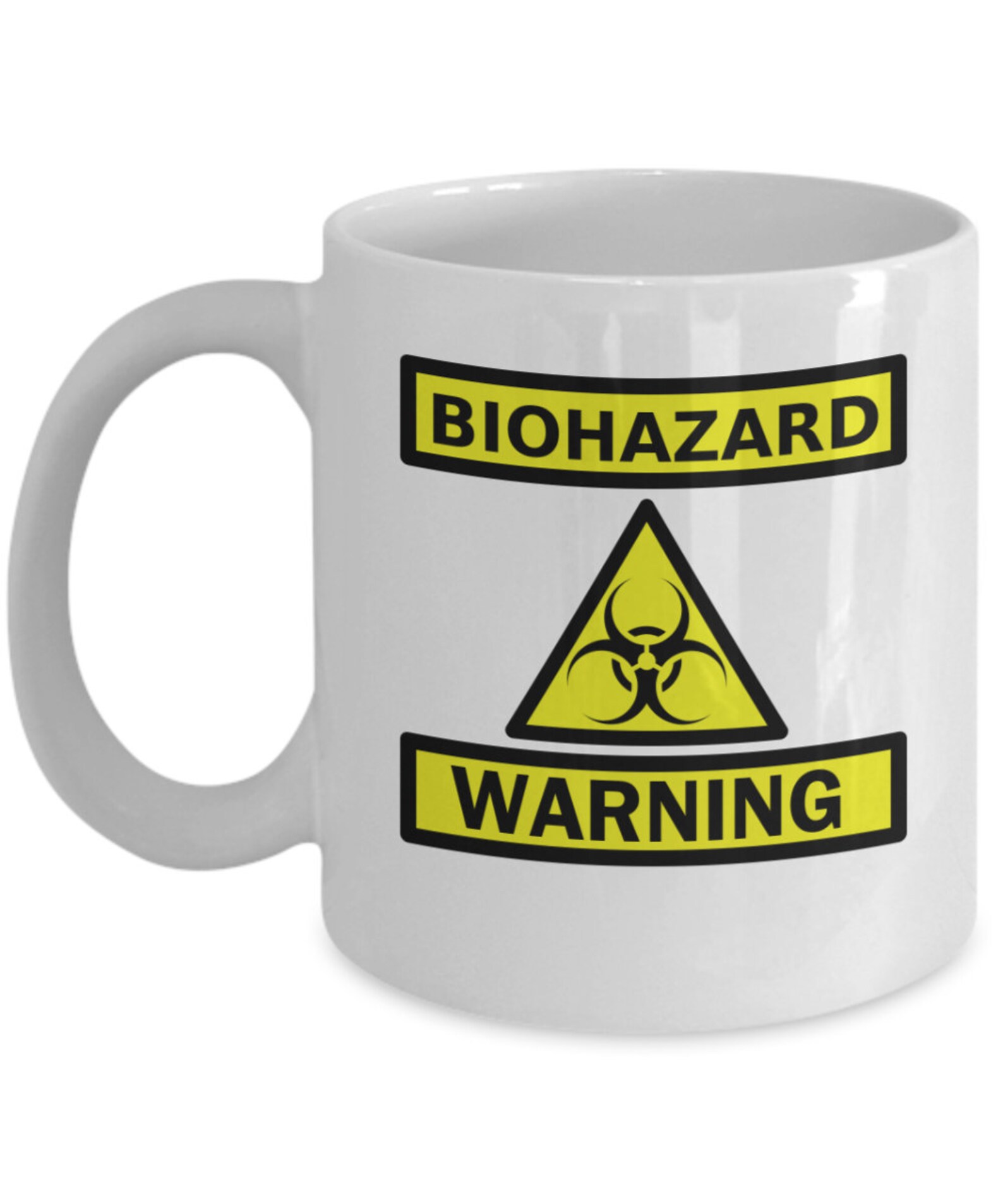 Toxic Biological Hazard Symbol Coffee Mug Biohazard Warning | Etsy