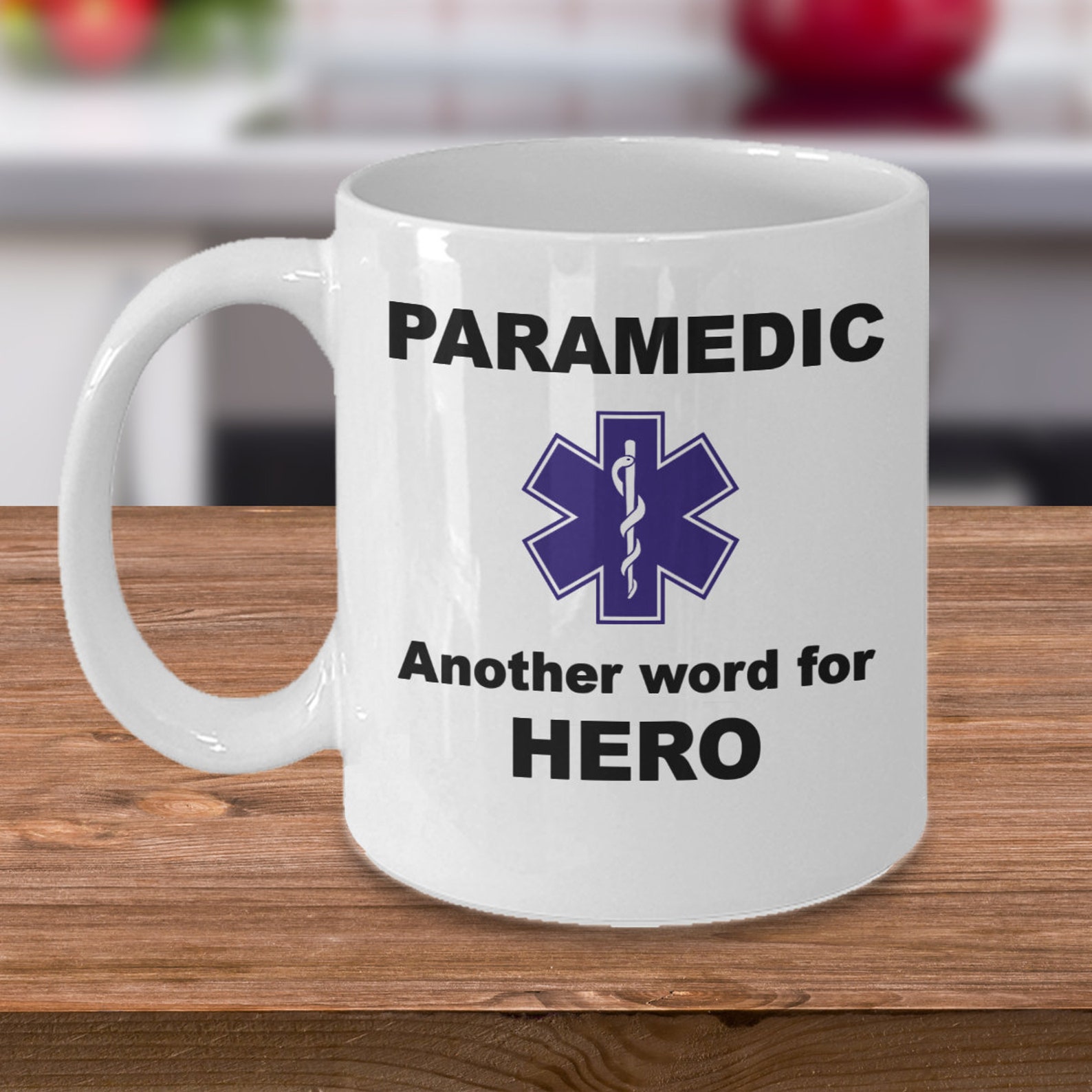 Paramedic Coffee Mug - Paramedic Another Word for Hero - Medical Cross ...