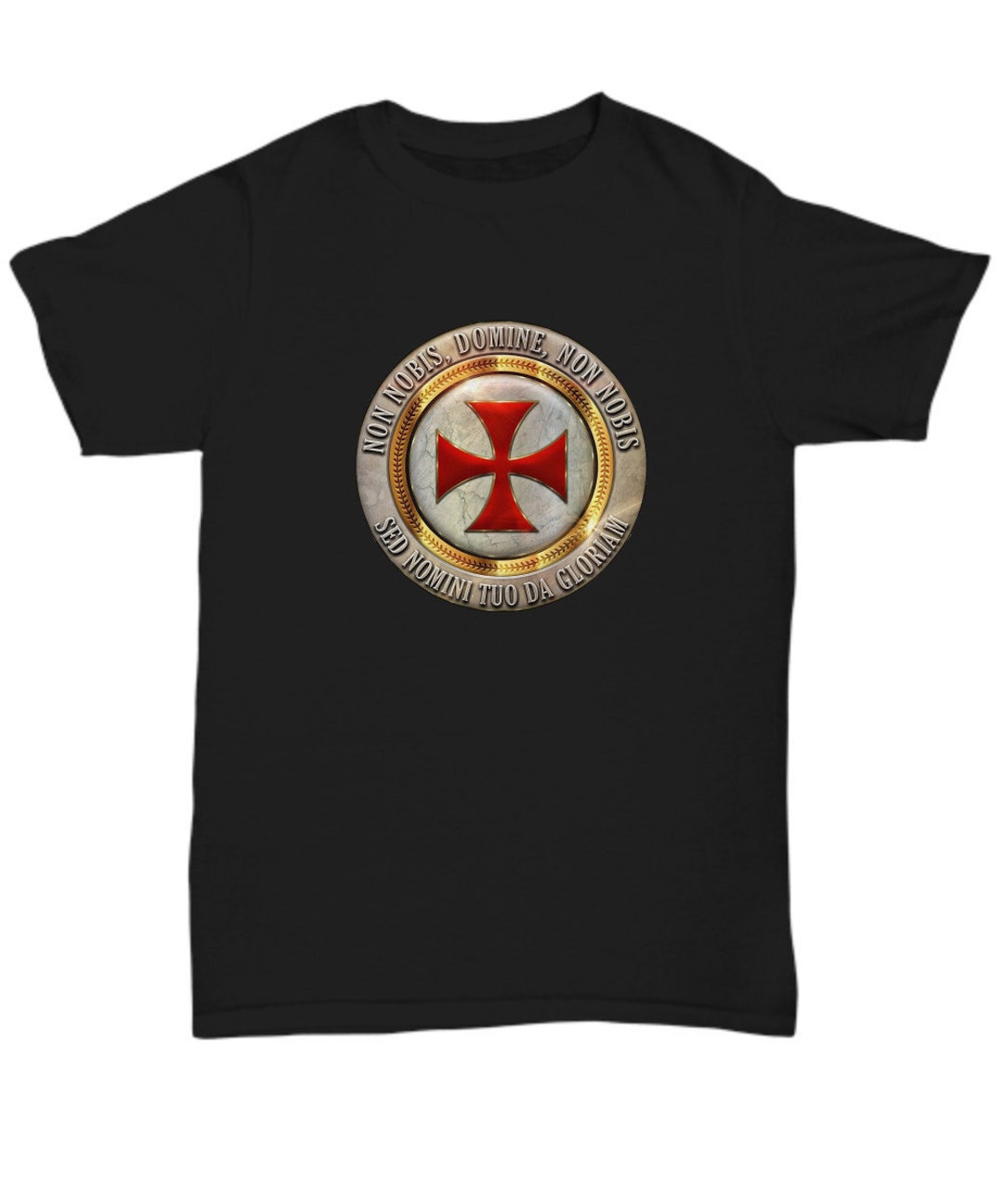 Knights Templar Masonic Shirt Non Nobis Domine Motto Solomon - Etsy