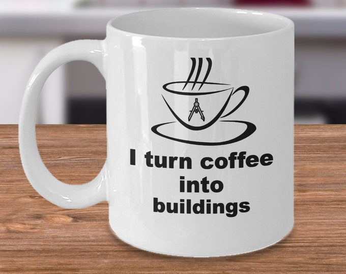 Architecture Mug, Gift for Architects, Architectural Cup [M251] - Etsy