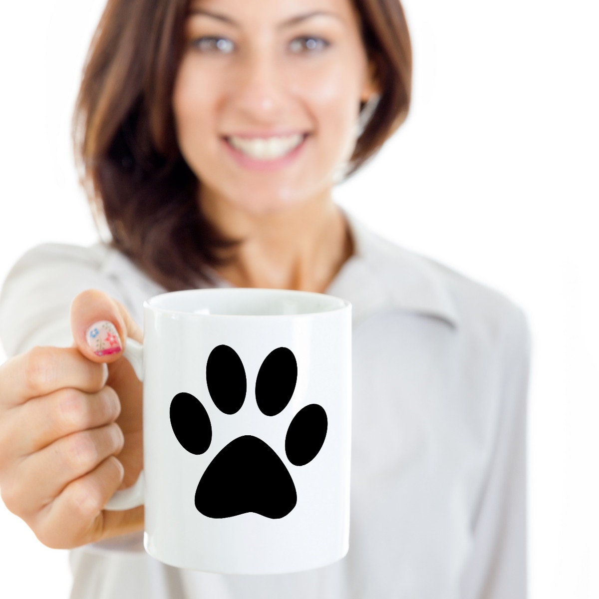Pets Animals Coffee Mug Big Dog Paw Dog Lover Funny - Etsy