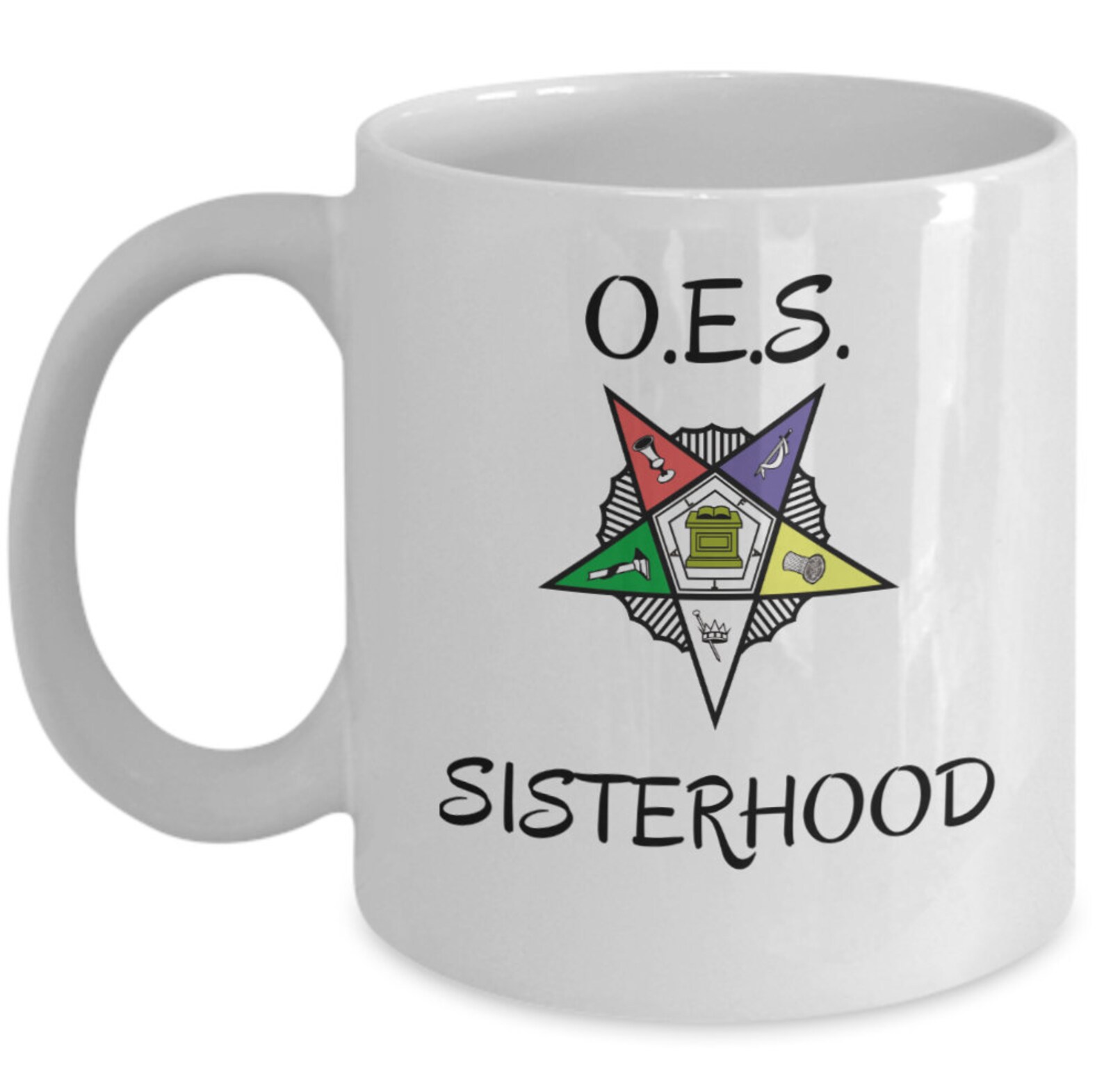 Order of the Eastern Star Masonic Coffee Mug OES Sisterhood - Etsy