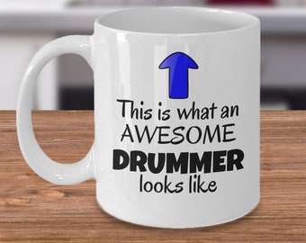 Drumming Mug Funny Drummers Mug Gift Drummer's Coffee - Etsy