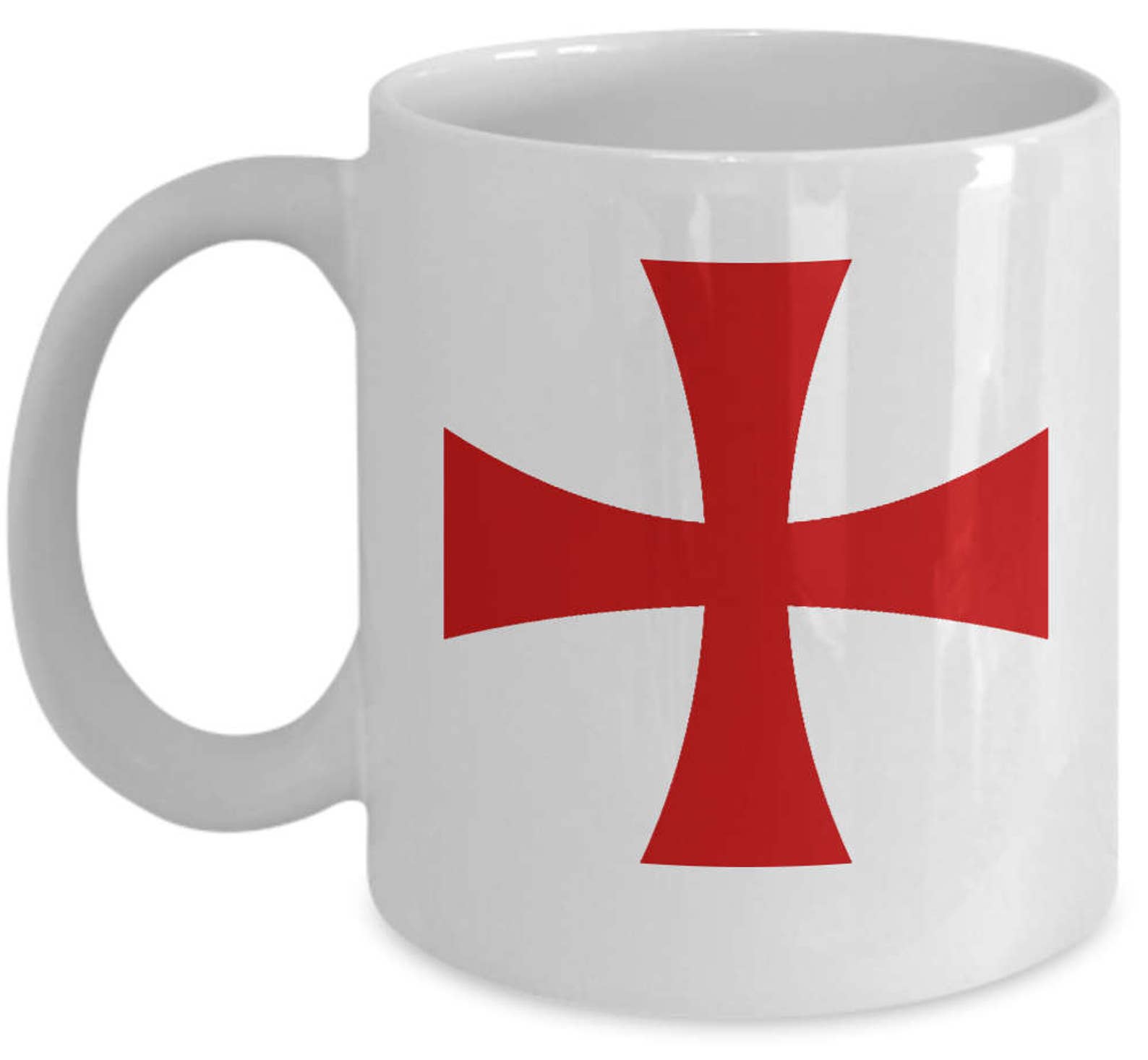 Knights Templar Coffee Mug Templar Red Cross Symbol - Etsy