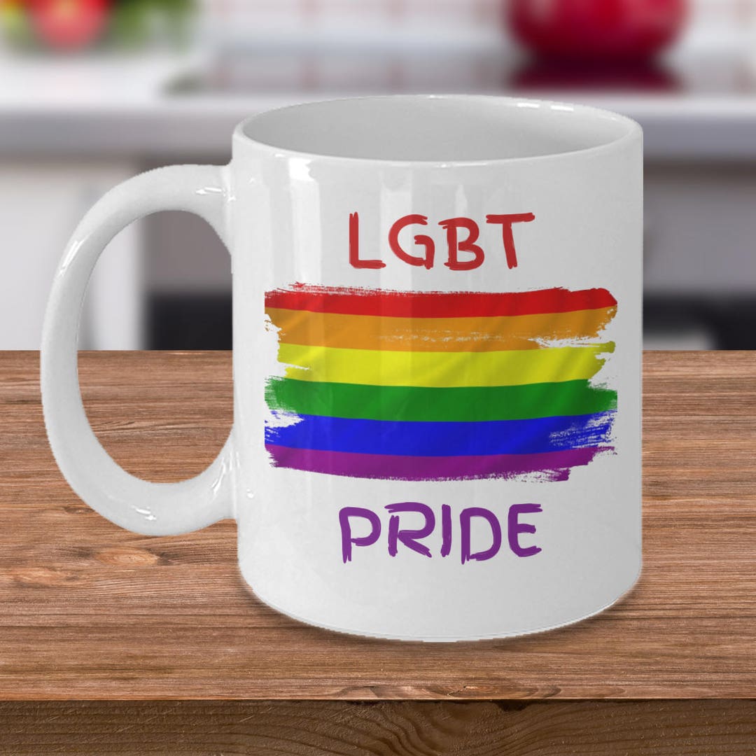 Gay Mug LGBT Pride Symbol Queer Rainbow Flag Pride Flag Gay Pride Gay ...