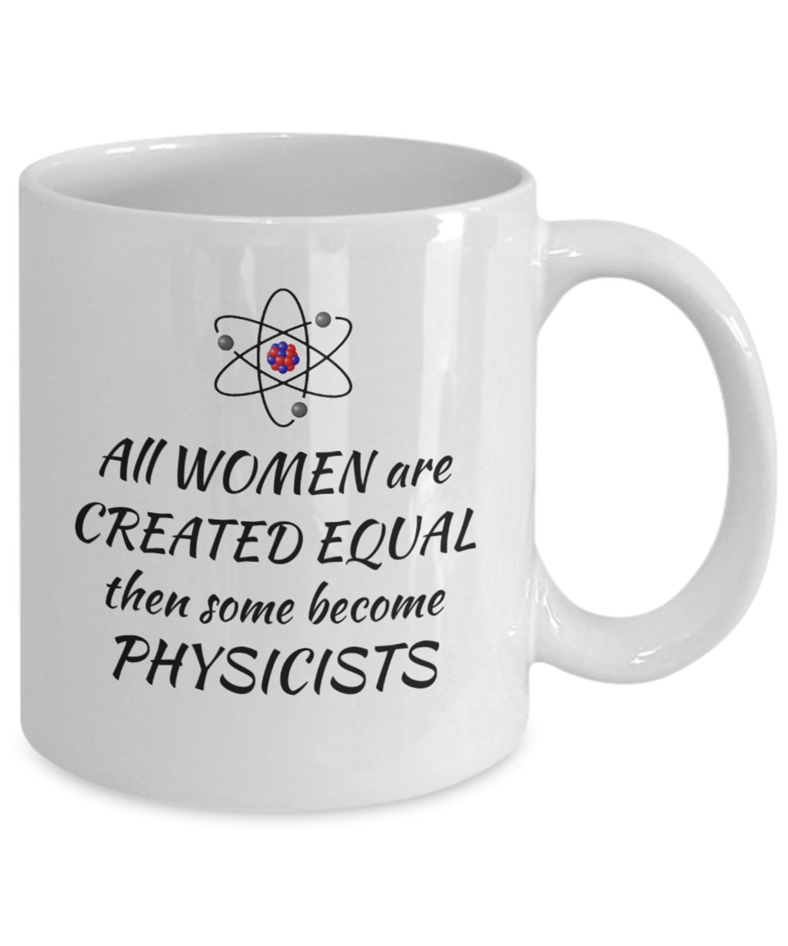 Female Physics Teacher Student Professor Mug - Women Physicists ...