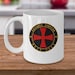 Knights Templar Coffee Mug Deus Vult God Wills It Latin Catholic ...