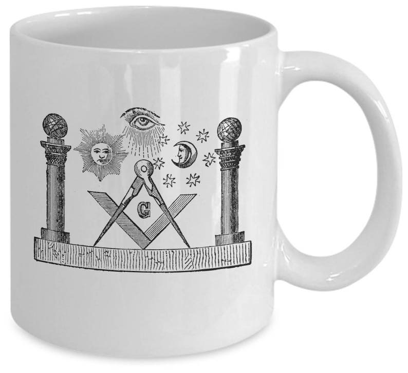 Freemason Coffee Mug Freemasonry Old Symbols Masonic Gifts - Etsy