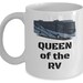 CAMPING Coffee Mug Queen of the RV Unique Campers Trailer Lifestyle ...