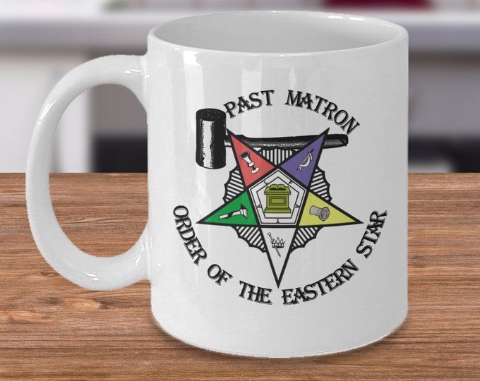 Order of the Eastern Star Masonic Coffee Mug OES Star Power - Etsy