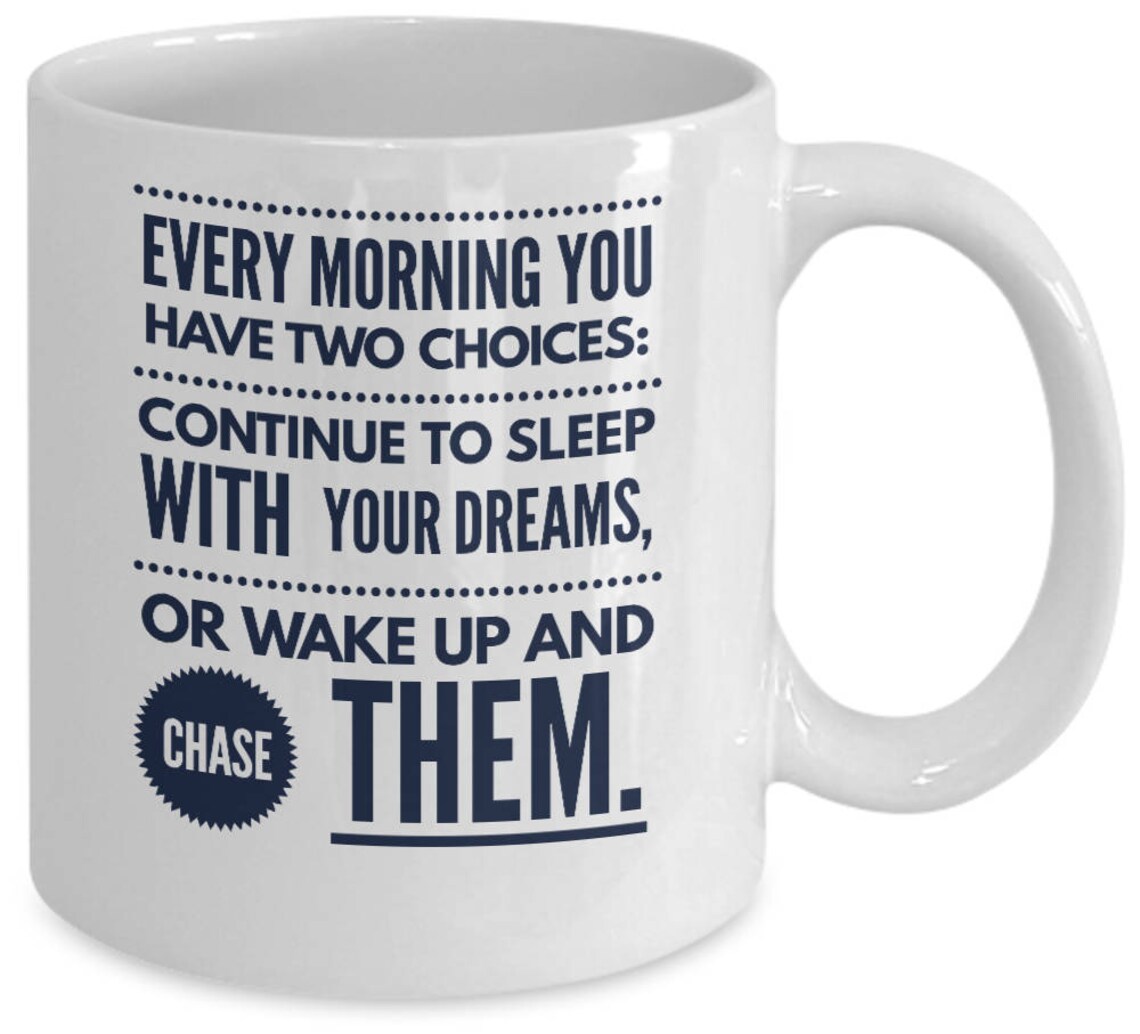Motivational Mug Inspirational Positive Mug Every Morning - Etsy