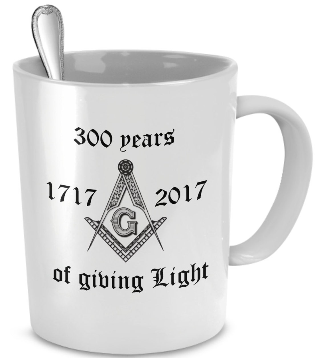 Freemason Coffee Mug 300 Years of Freemasonry Cup Masonic - Etsy