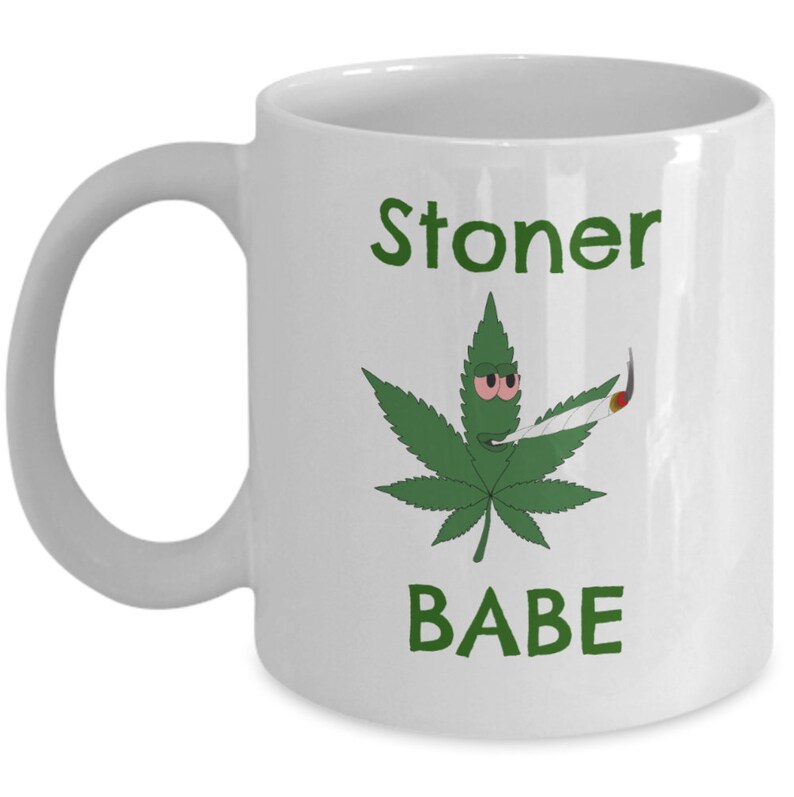 WEED Coffee Mug Stoner Girlfriend Funny Marijuana Cannabis - Etsy