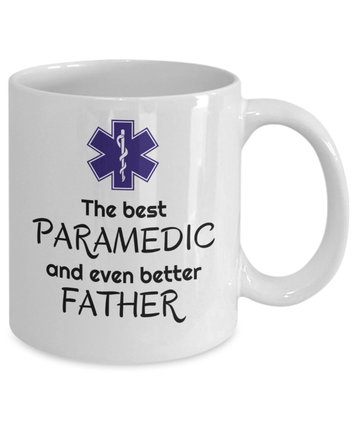 Paramedic symbol coffee mug The best paramedic and even | Etsy