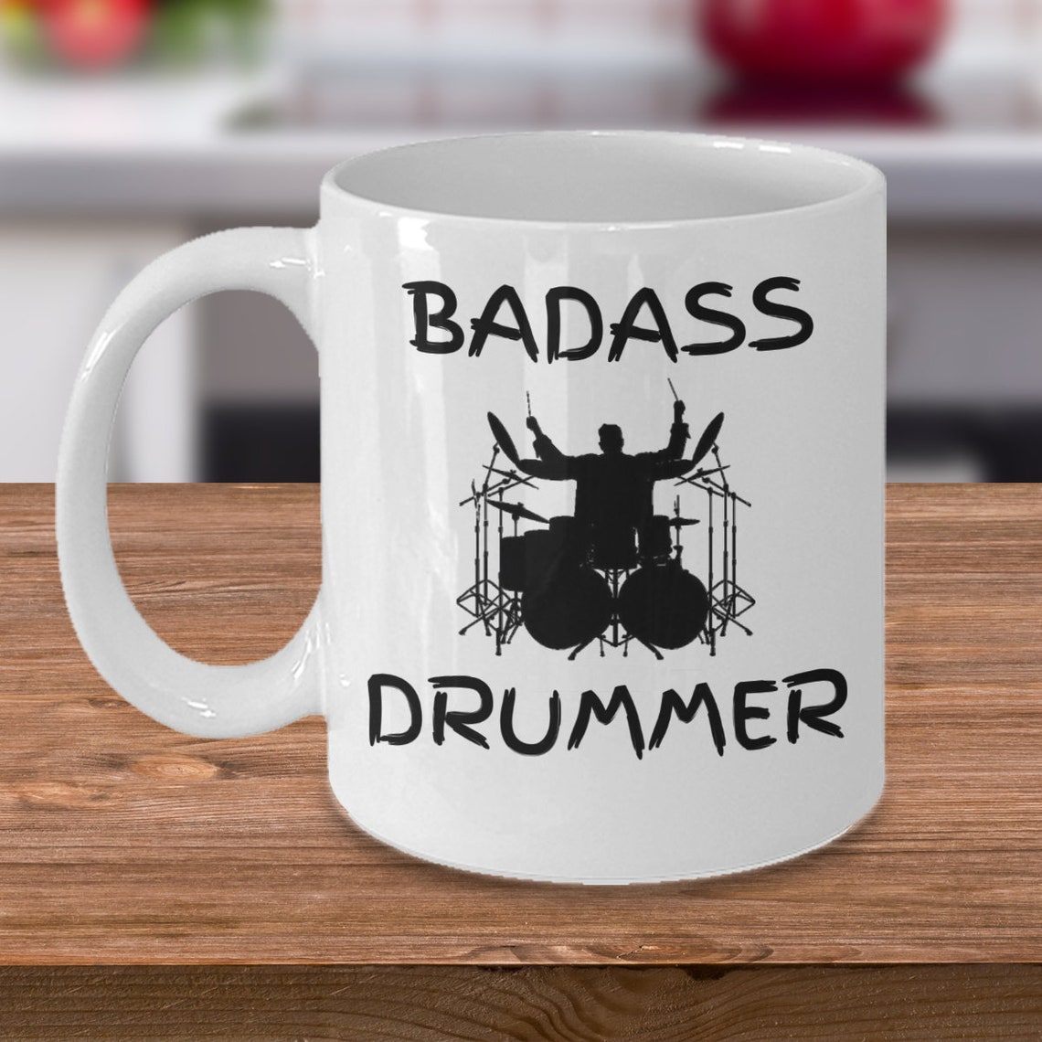 Badass drummer Funny drum Music mug best gift for drummer | Etsy