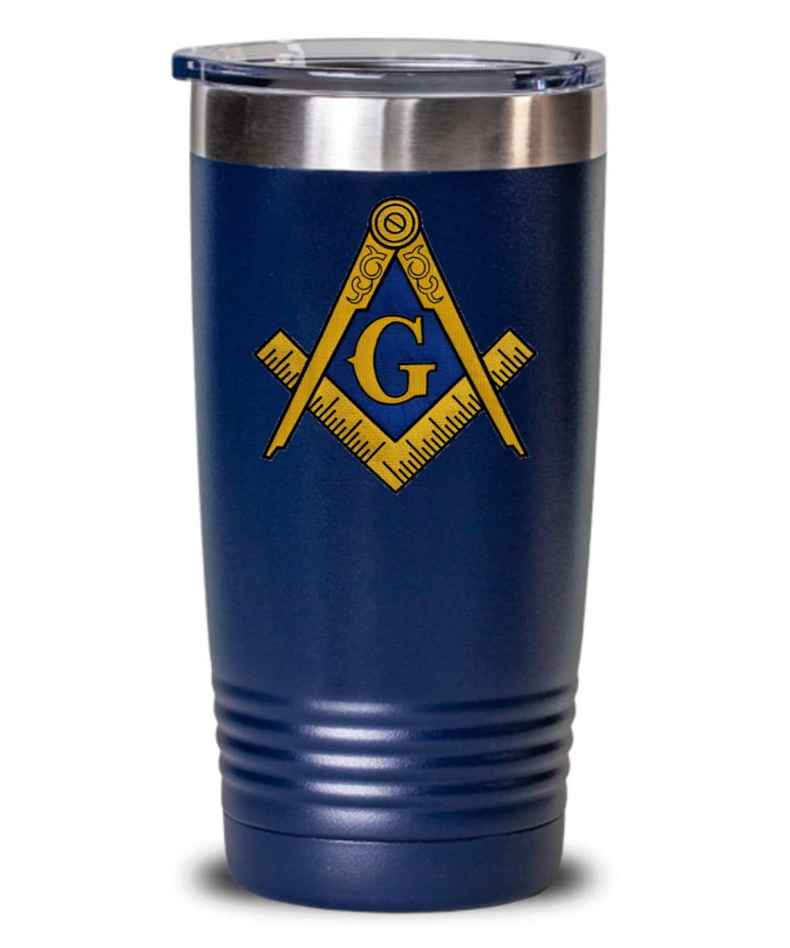 Masonic Tumbler - Freemason Symbol Square and Compass - Freemasonry ...