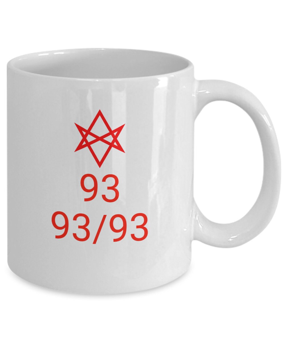 Esoteric Thelema Coffee Mug 93 93/93 Do What Thou Wilt Shall - Etsy