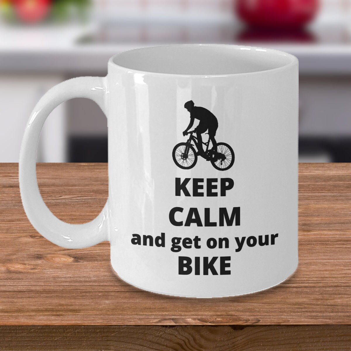 Keep calm and get on your bike cycling gifts funny cycling | Etsy