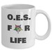 Order of the Eastern Star Mug OES for Life Oes Symbol - Etsy