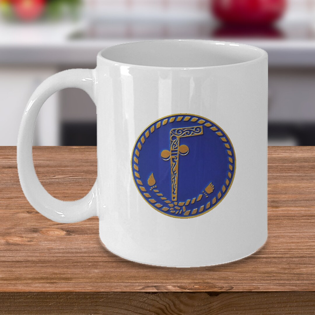 Freemason Coffee Mug - Tubal Cain - Tubal Cane Masonic Old Symbol ...