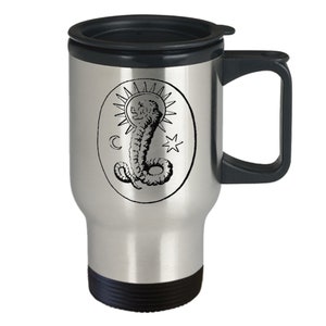 Esoteric Travel Mug - Demiurge Gnostic Lion Symbol - Occult Hermetic ...