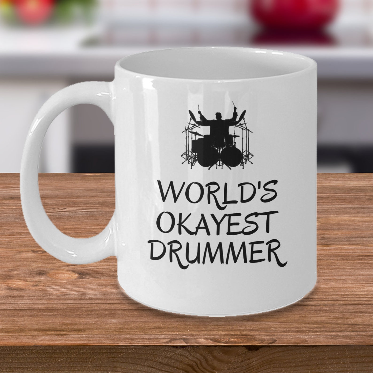 World's Okayest Drummer Funny Gifts for Drummers Music - Etsy