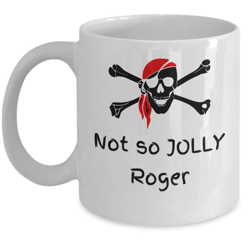 Not so Jolly Roger Flag Skull and Bones Symbol Funny Gift - Xl Pirate ...