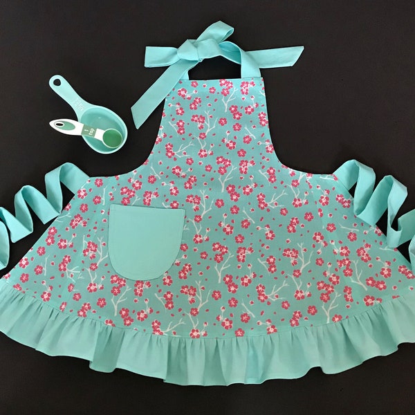 Aqua and Peach - Etsy