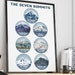 The Seven Summits Poster, Seven Summits Print, 7 Summits, Seven Summits ...
