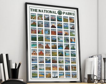 National Parks of the USA Travel Poster by Anderson Design Group | USA ...