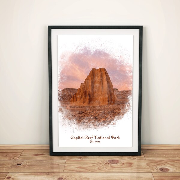 Capitol Reef Poster - Etsy