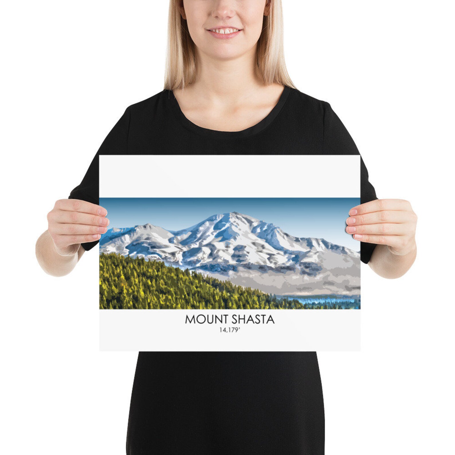 Mt Shasta Mt Shasta Poster Mt Shasta Print Mount Shasta - Etsy
