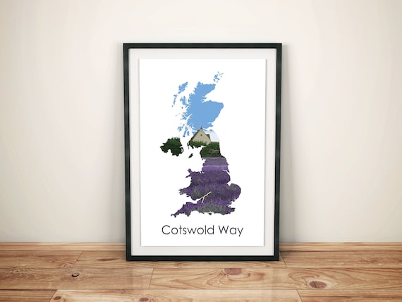 Cotswold Way Print Cotswold Way Cotswold Way Art Cotswold | Etsy