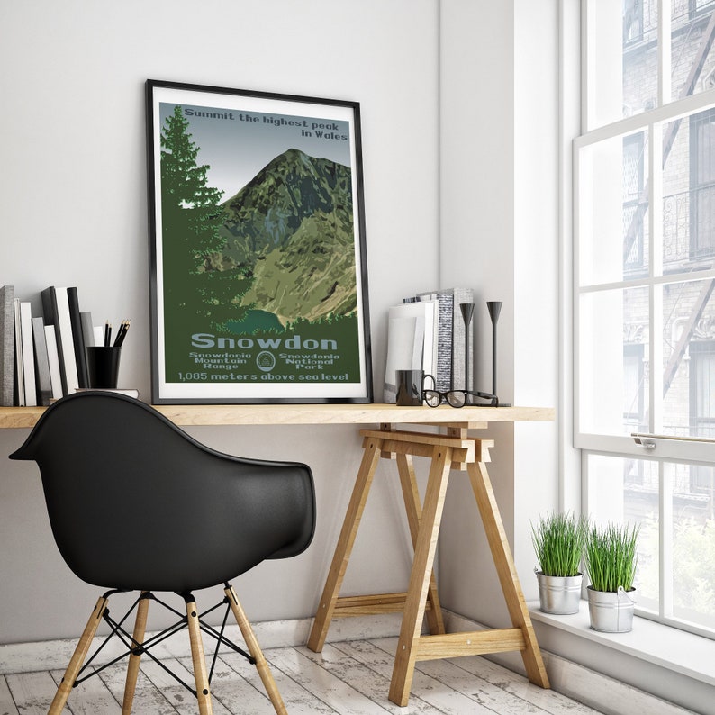 Snowdon, Snowdon Mountain, Snowdon Poster, Snowdon Print, Snowdon Art ...
