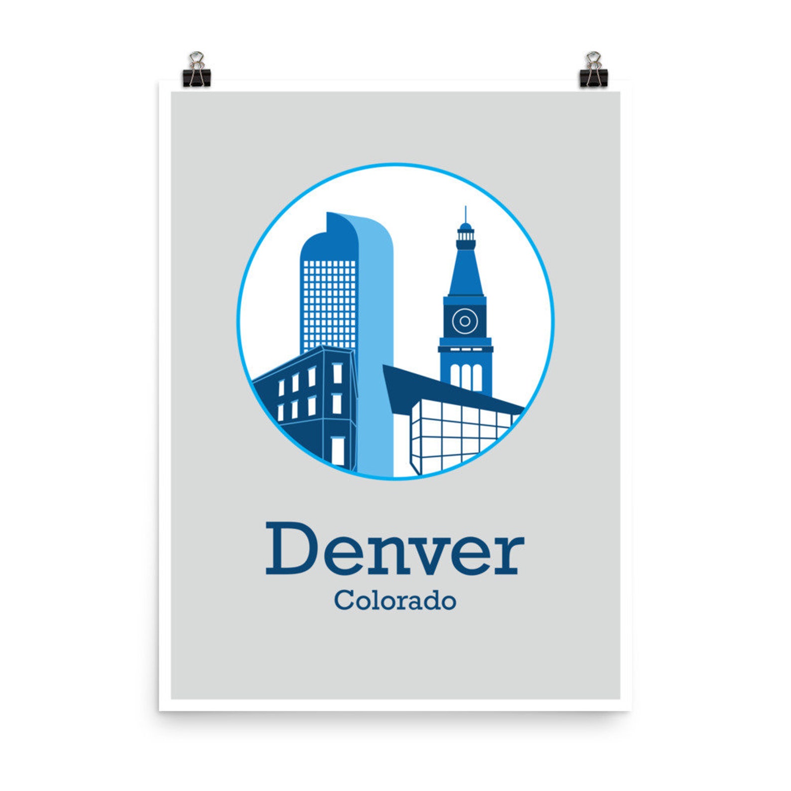 Denver Poster Denver Art Print, Denver Art, Denver Wall Art, Denver ...