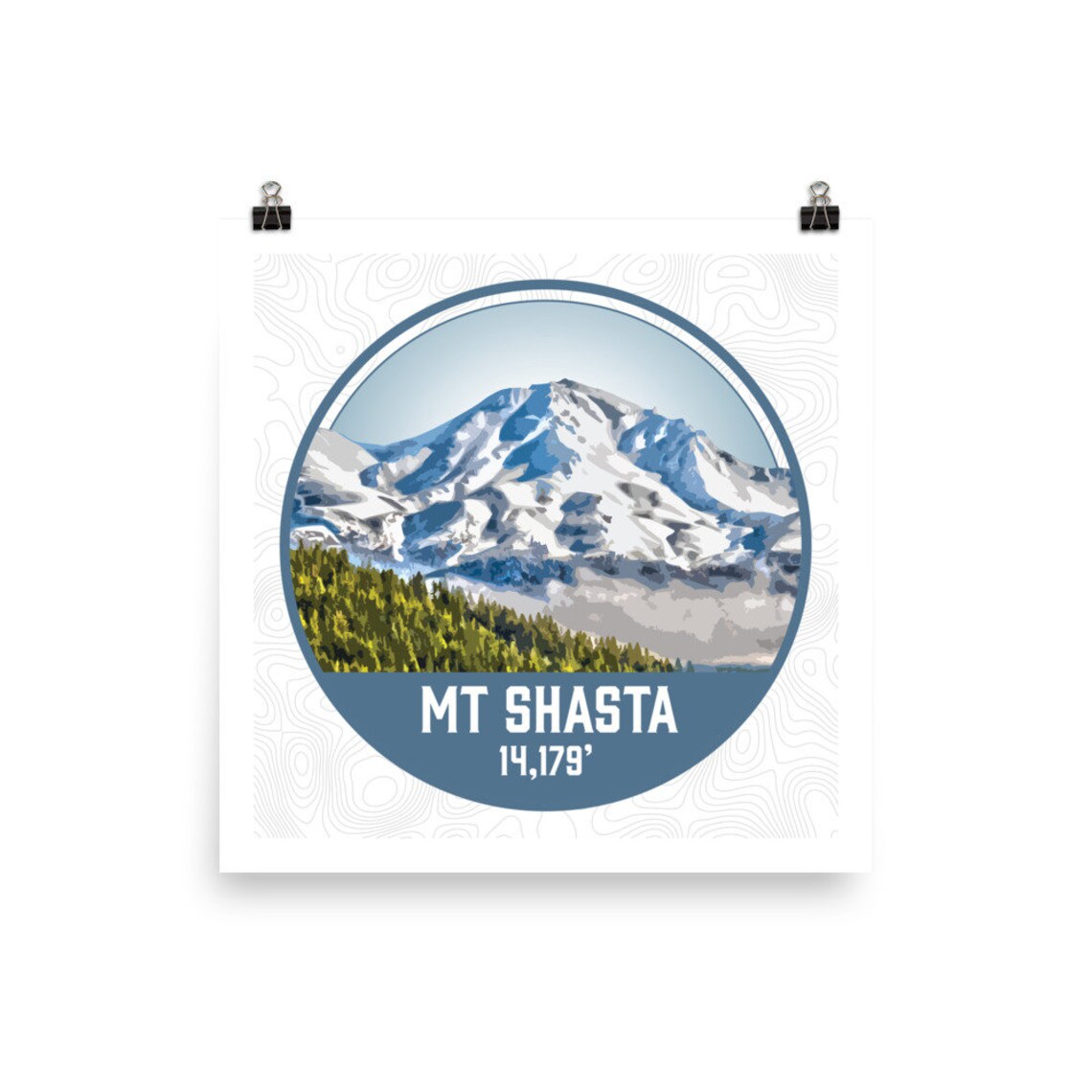 Mt Shasta Mt Shasta Poster Mt Shasta Print Mount Shasta - Etsy