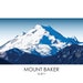 Mt Baker, Mt Baker Poster, Mt Baker Print, Mount Baker, Mount Baker ...