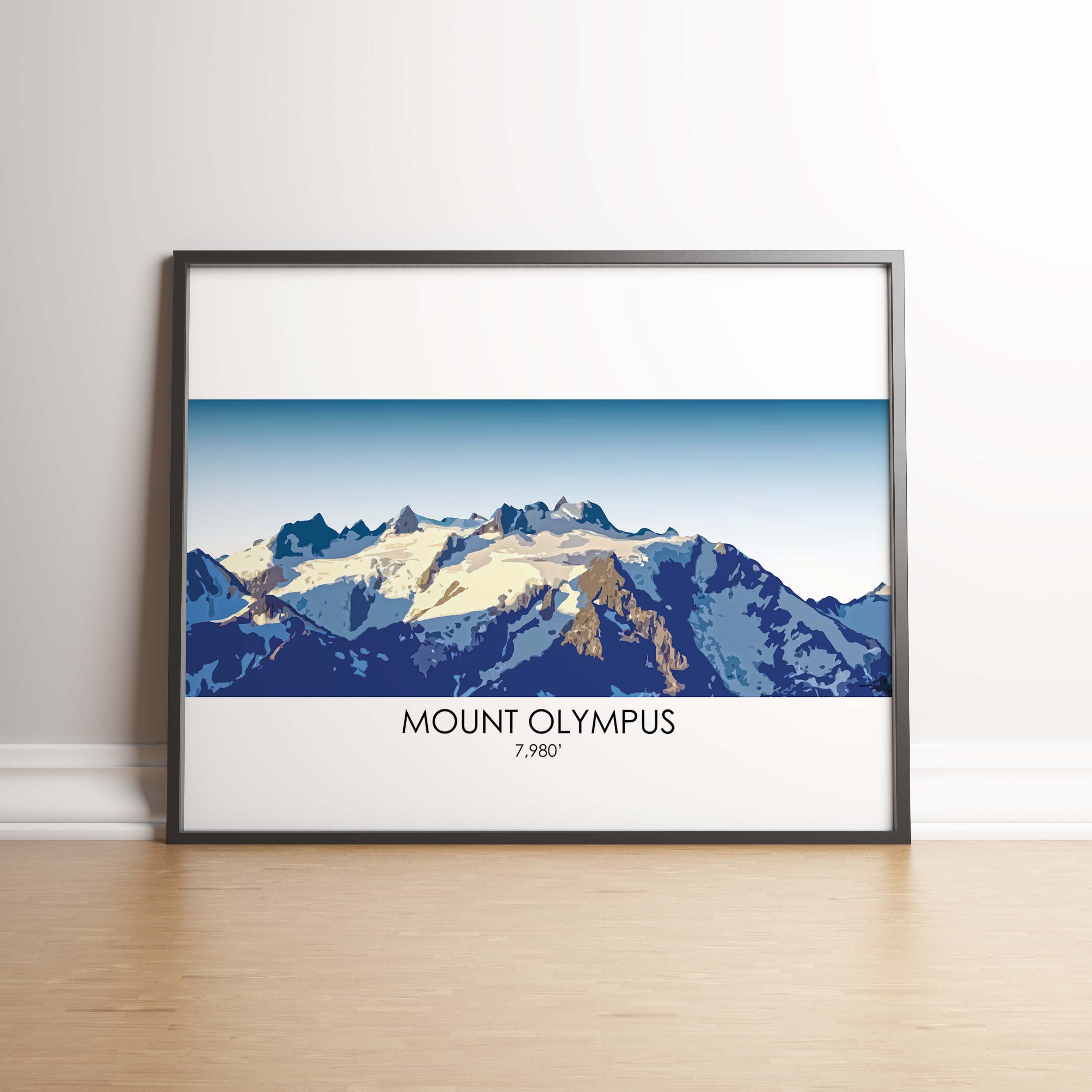 Mount Olympus Washington Poster, Mt. Olympus Poster, Mt. Olympus Print ...