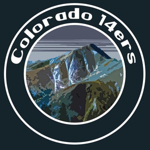 Colorado 14ers T-shirt - Etsy