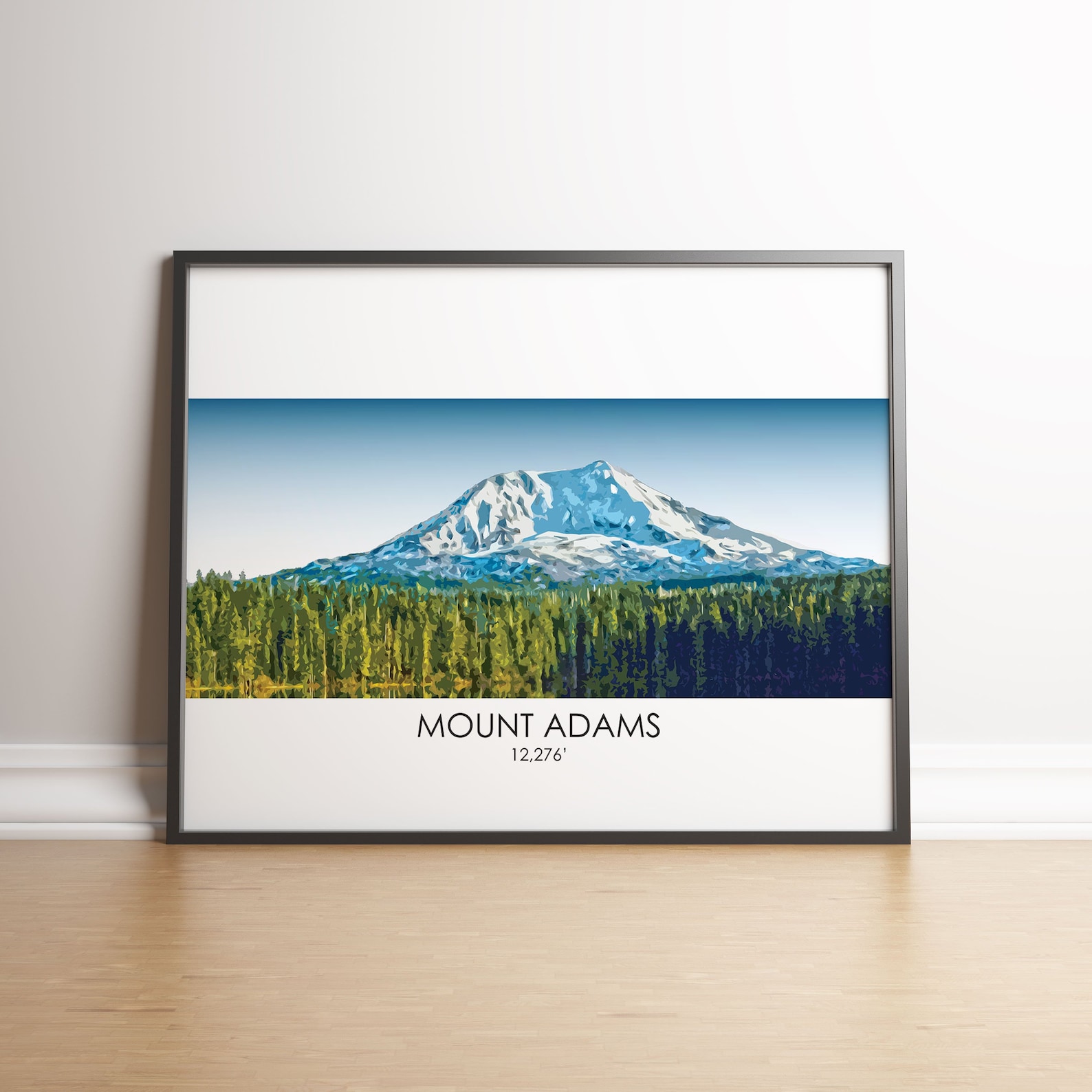 Mt Adams Mt Adams Poster Mt Adams Print Mount Adams Mount - Etsy