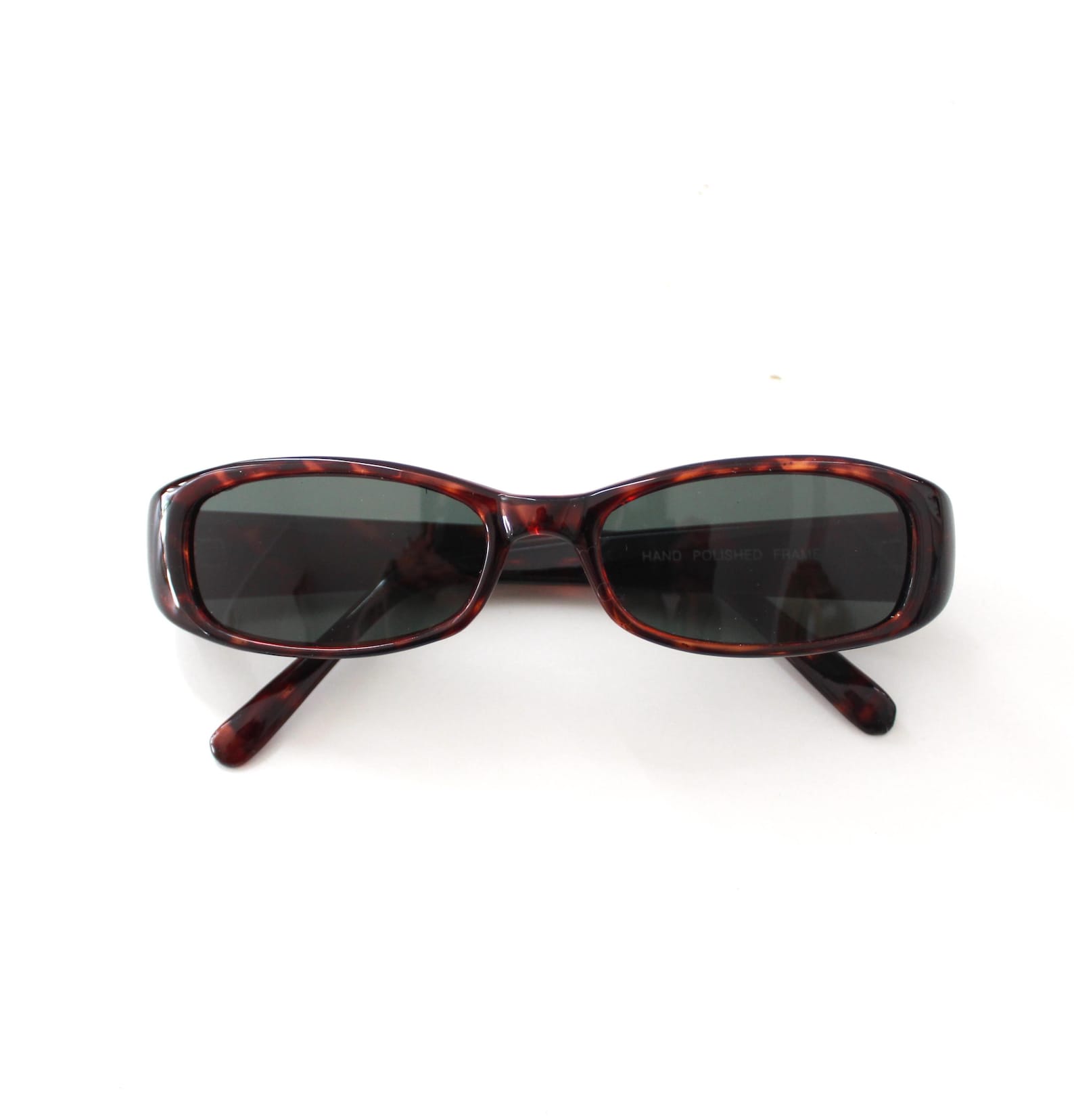 Authentic Vintage 90s Slim Tortoise Rectangle Sunglasses - Etsy
