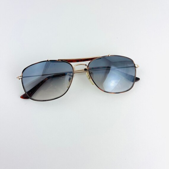 True Vintage Deadstock 90s Tortoise Wire Rectangle Av… - Gem