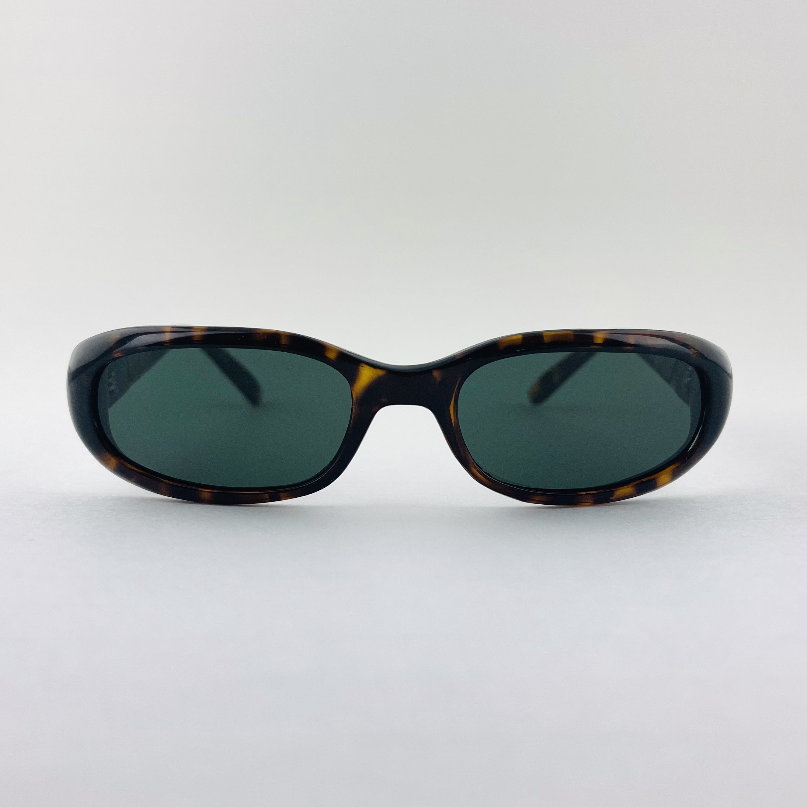 Authentic Vintage 90s Slim Oval Tortoise Sunglasses - Etsy