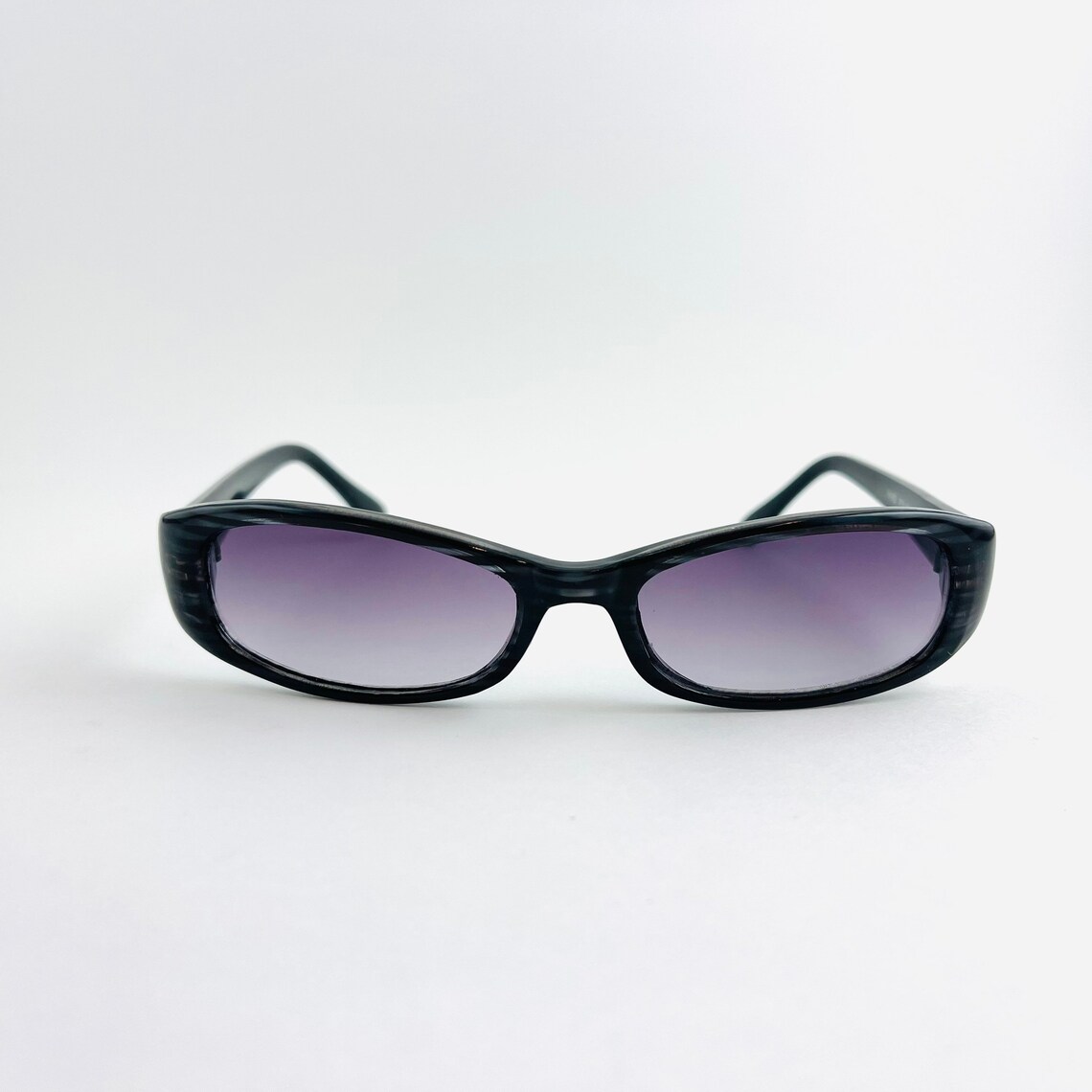 Authentic Y2k Rectangle Grey Frame Sunglasses V.I.P Logo - Etsy