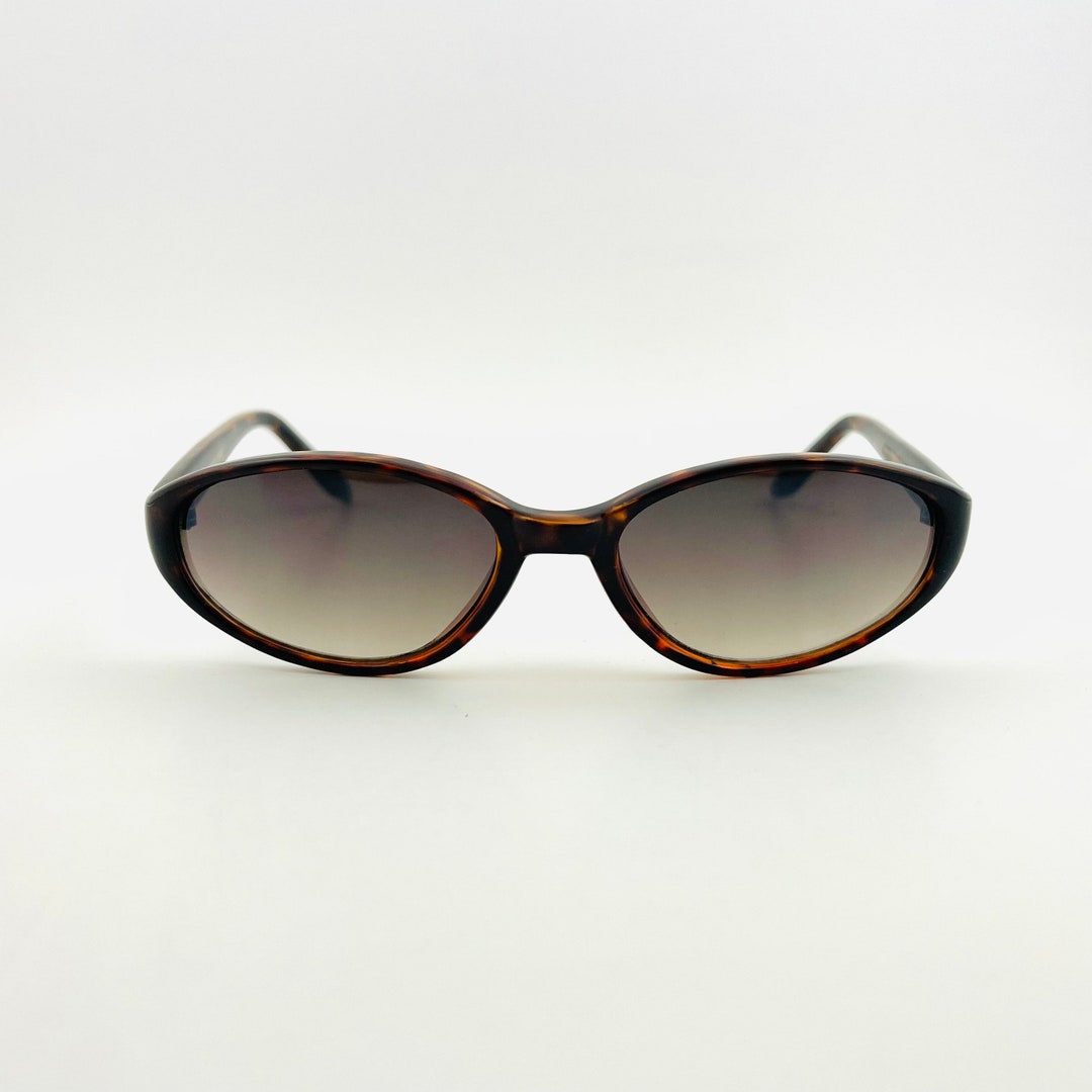 Authentic Vintage 90s Mini Tortoise Shell Oval Sunglasses - Etsy