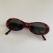 Authentic Vintage 90s Slim Tortoise Shell Oval Sunglasses - Etsy