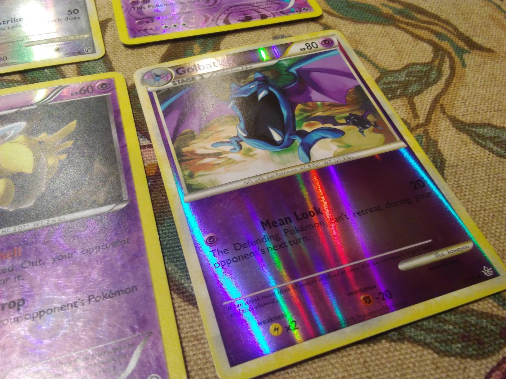 Pokemon reverso holo cards eevee doduo musharna zoroark | Etsy