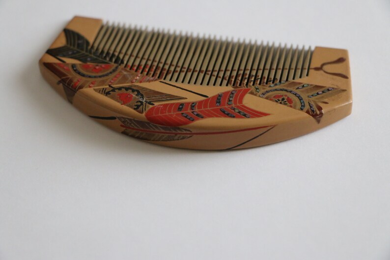 Terrific Vintage Japanese Comb Set of 2 Bekko Comb and Pin - Etsy
